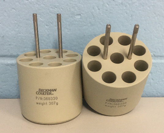 ALT ITEM: 25035 | P/N 368330 TS-5.1-500 Rotor Adapter; 9 x 15 mL; Set of 2