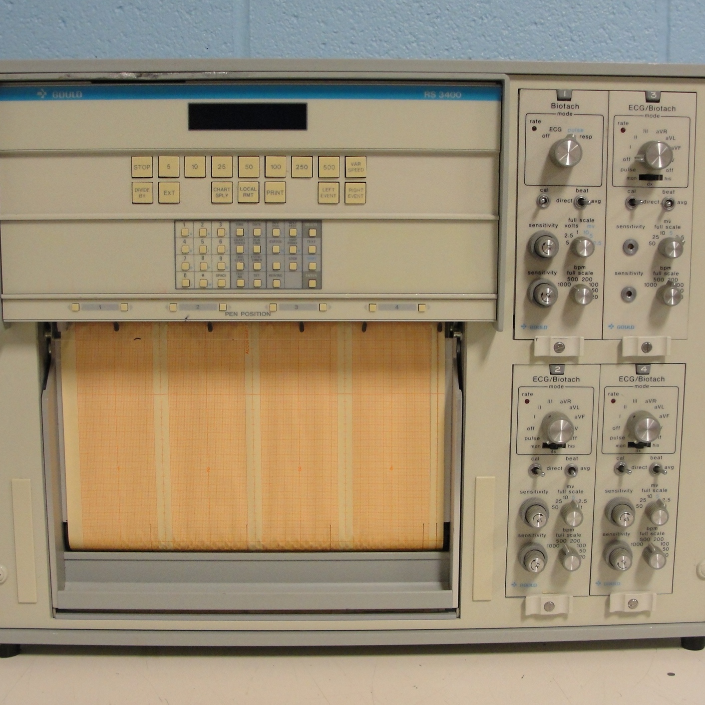 ALT ITEM: 19229 | RS-3400 4 Channel Chart Recorder